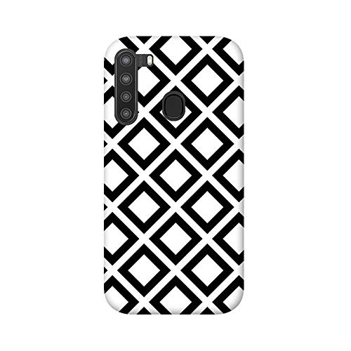 Topper Mobile Cover for Samsung Galaxy A21 - Fabric Style Printed Back ...