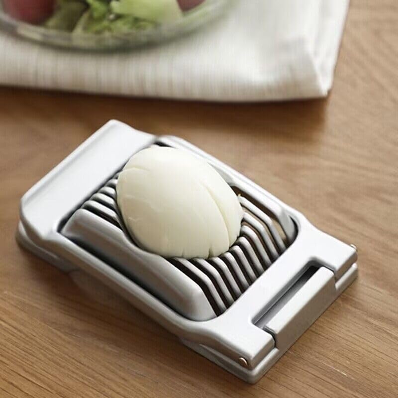 Egg Slicer for Hard Boiled Eggs, Stainless Steel Wire, Heavy Duty ...