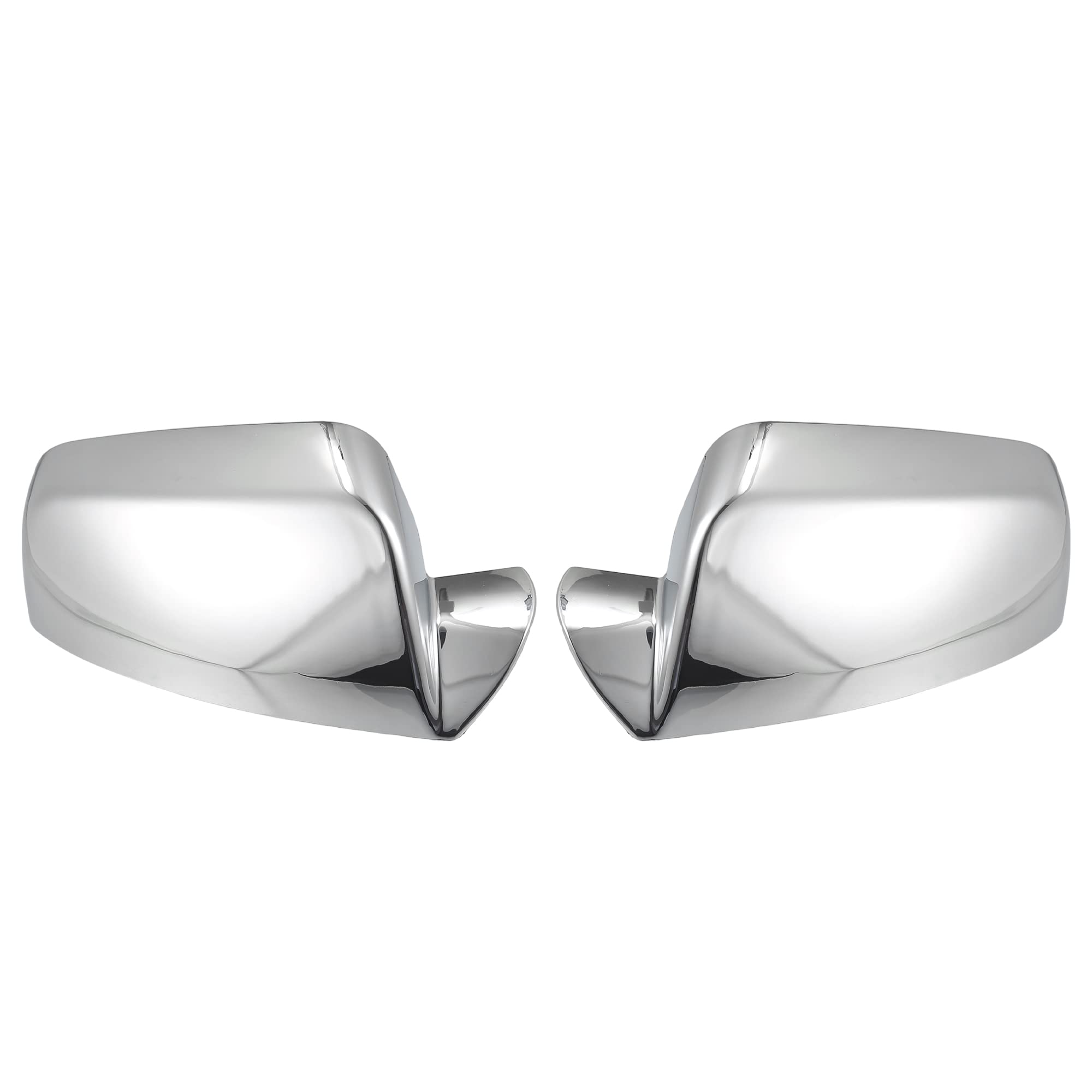 Amazon.com: X AUTOHAUX 1 Pair Car Exterior Chrome Plated Mirror Cover ...