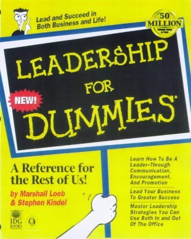 Leadership For Dummies (US Edition) by Marshall Loeb (1999-08-10 ...