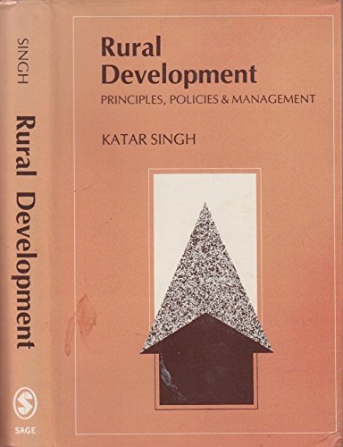 Rural Development: Principles, Policies and Management : Singh, Katar ...