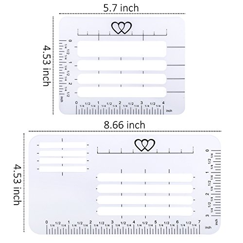 Snapklik.com : 4 Style Envelope Addressing Guide Stencil, Templates ...