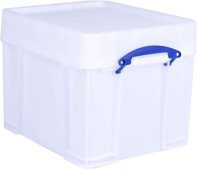 Amazon.com: Really Useful Box 35 Liter Plastic Stackable Storage ...