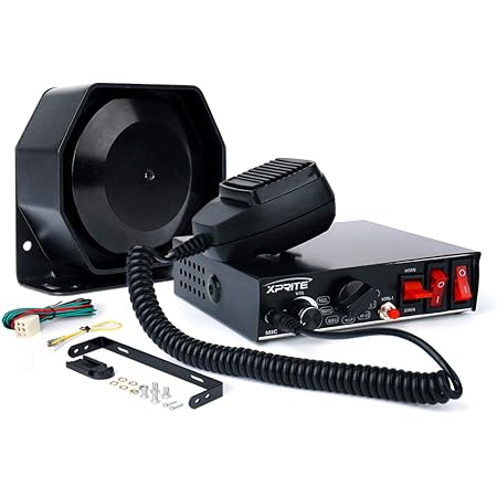 Amazon.com: Mega 100-Watt Police Siren and Emergency Vehicle Siren ...
