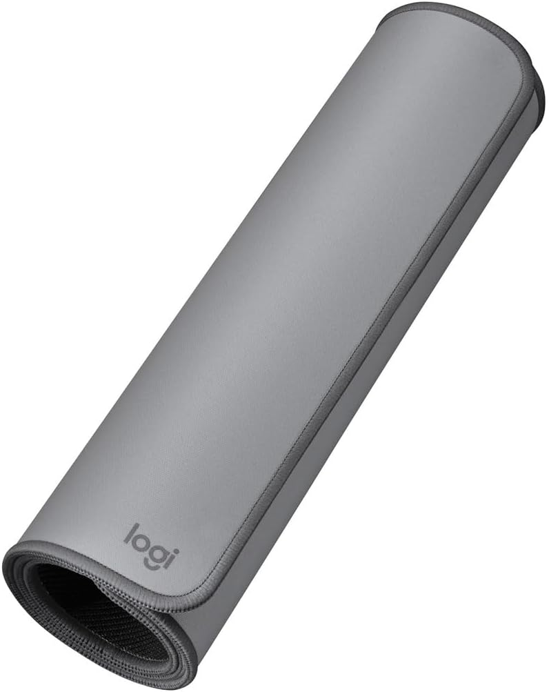 Nordik Leather Desk Mat Cable Organiser (Pebble Black 89 X 43 cm ...