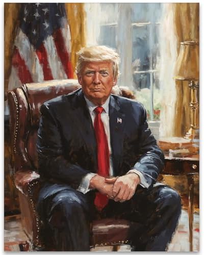 Amazon.com: Donald Trump Presidential Portrait - 11x14 Unframed Print ...