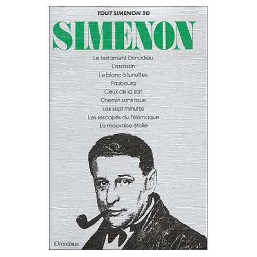 Amazon.com: Tout Simenon Vol. 20: L'Assassin / Le Blanc a Lunettes ...