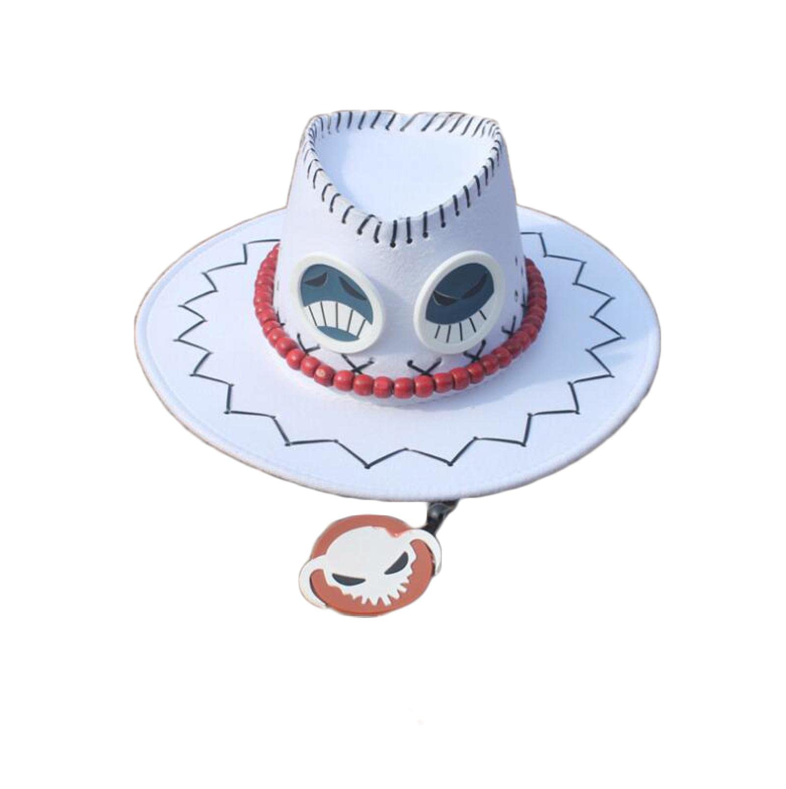 Buy Halloween Costume Party Hat One Piece Port D Ace Cowboy Hat Cosplay ...