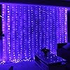 Amazon.com: HXWEIYE 300LED Fairy Curtain Lights, 9.8x9.8Ft Tangle-Free ...