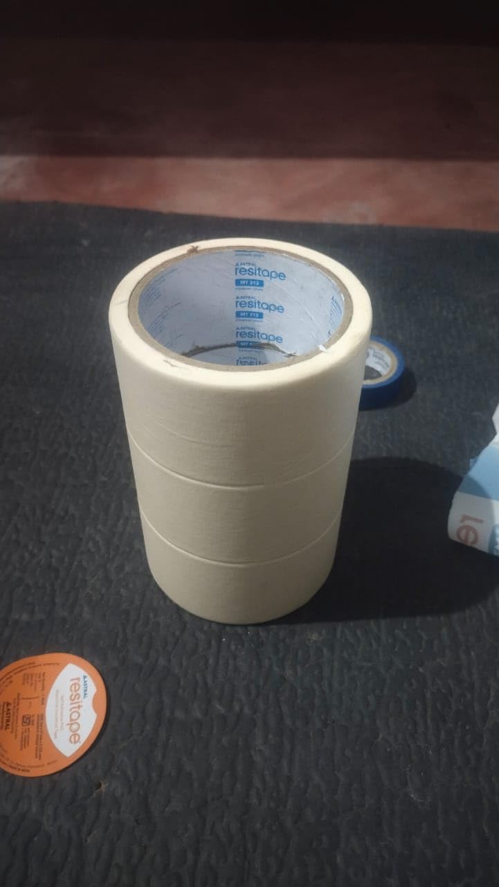 Resitape Astral MT (313) Paper Tape | 48 mm x 20 mtr | Pack of 3 | Eco ...