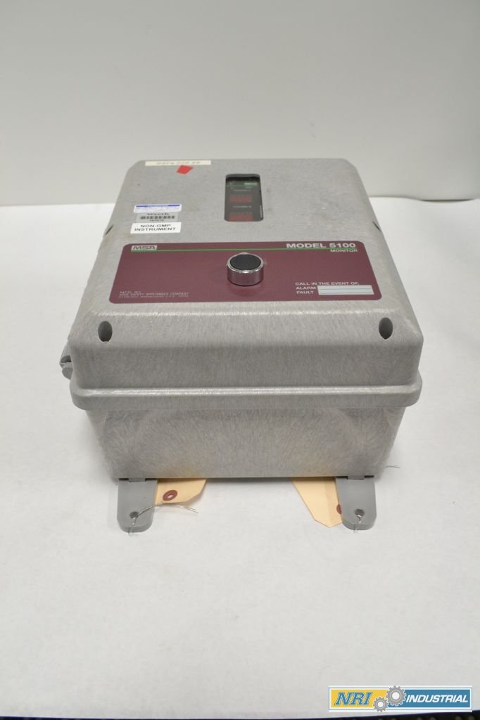 MSA 5100 MONITOR COMBUSTIBLE GAS DETECTION AIR QUALITY EQUIPMENT 120V ...