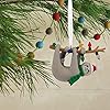 Amazon.com: Hallmark Festive Sloth on Tree Branch Christmas Ornament ...