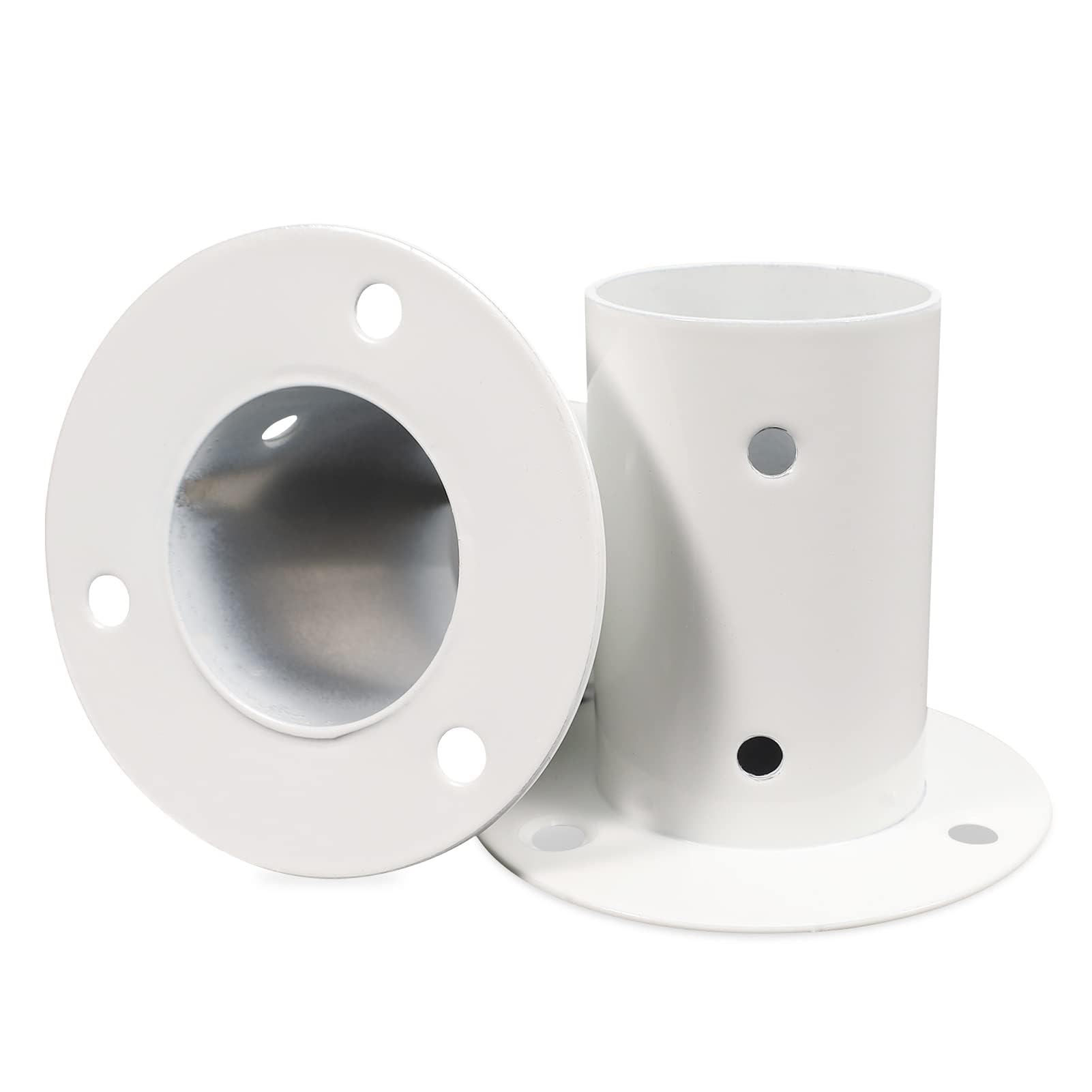 Snapklik.com : 2 PCS 304 Stainless Steel Deck Flanges For 1.5" Aboves ...