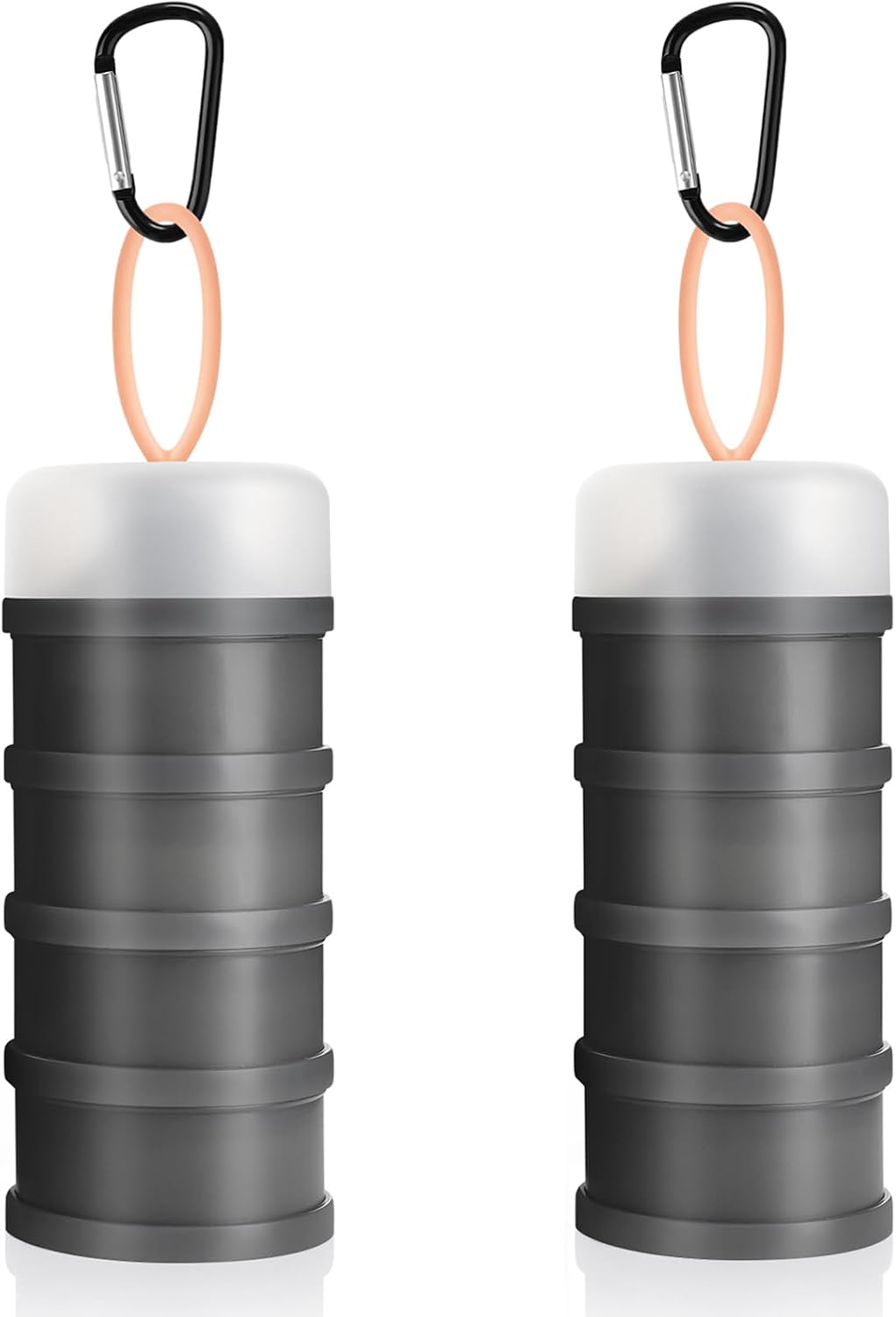 Amazon.com: Accmor 2 Pcs Protein Powder Container to Go with Funnels ...