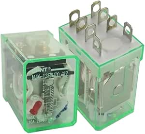 Amazon.com: HLELU NJX Intermediate Miniature Power Relay AC with Light 8-Pin NJX-13FW (D)/2Z AC ...