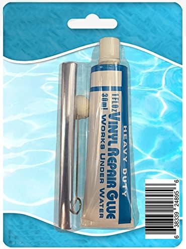 Amazon.com : Pool Above Vinyl Repair Patch Kit with 4 oz. Glue | Works ...