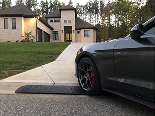 Amazon.com: Pyle Car Driveway Curbside Bridge Ramp - Heavy Duty Rubber ...