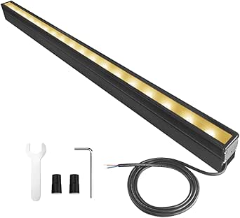 niupiqi Low Voltage DC24V New Upgraded In-Ground Light Outside, 18W ...