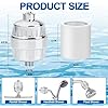 15 Stage Filtered Shower Head, High Pressure Hard Water Softener ...