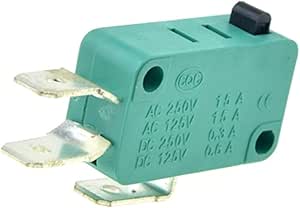 Amazon.com: Micro Switches Micro Limit Switches 16A 250V 125V NO+NC+COM 6.3mm 3 Pins SPDT Micro ...