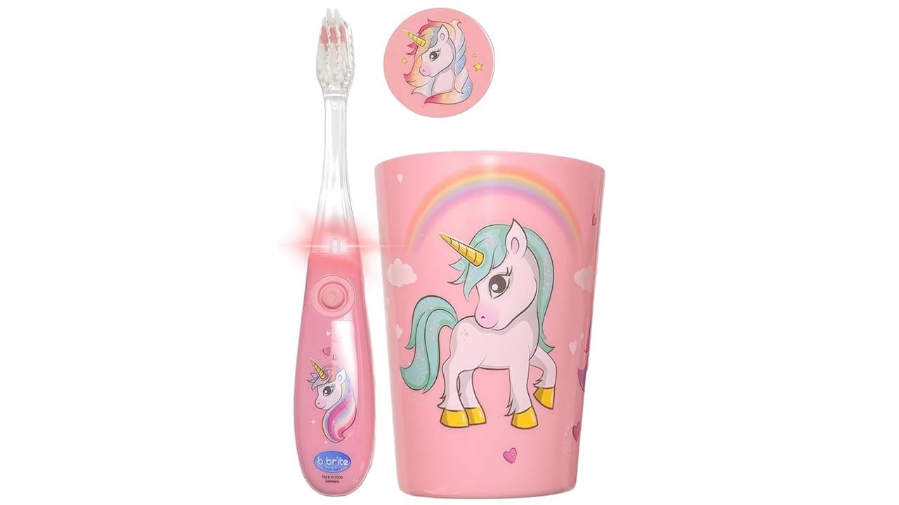 Amazon.com: Lily's Home Kids Flashing Timer Toothbrush Kids with Soft ...