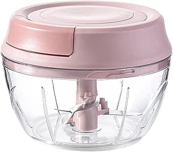 Amazon.com: Universal Mini Handheld Stainless Steel Food Chopper Manual ...