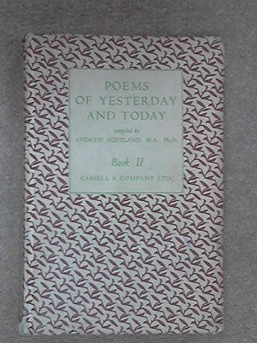 Poems of Yesterday and Today Book II: unknown author: Amazon.com: Books