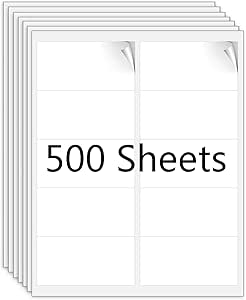 RBHK 2x4 Shipping Address Labels - 10 Labels per Sheet, 500 Sheets ...