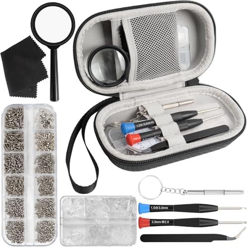 Amazon.com: Eyeglass Repair Kit with Screws, Mini Glasses Repair Kit ...