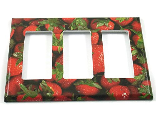 Amazon.com: Triple Rocker Switch Plate, Wall Plate, Very Berry (249TR ...