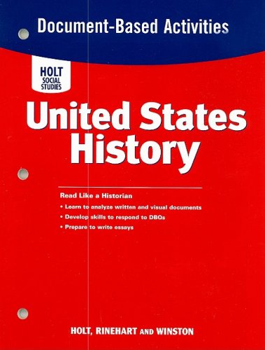 Amazon.com: United States History, Grades 6-9 Document-based Activities ...