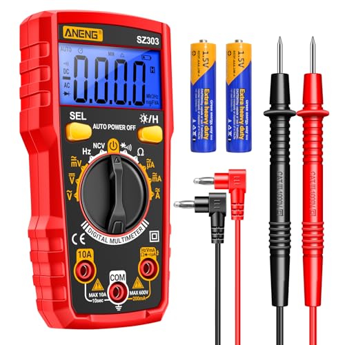 Amazon: Digital Multimeter Tester, Volt Meter Measures AC/DC Current ...