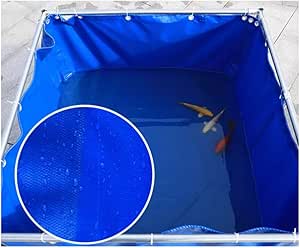 Amazon.com: Pool Above Ground, PVC Canvas Pond Foldable, Portable Fish ...