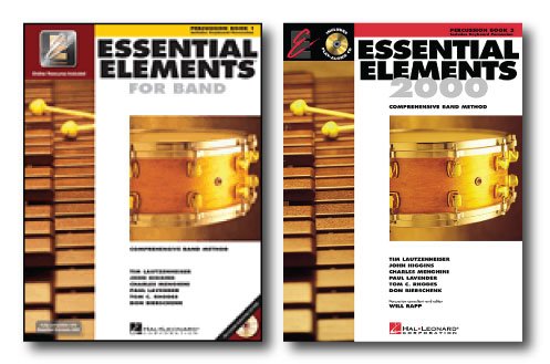 Essential Elements 2000 for Percussion - Two Book Set - Includes Book 1 ...