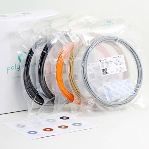 Amazon.com: Polymaker 3D Printer Filament Sample Package, 2.85 mm ...