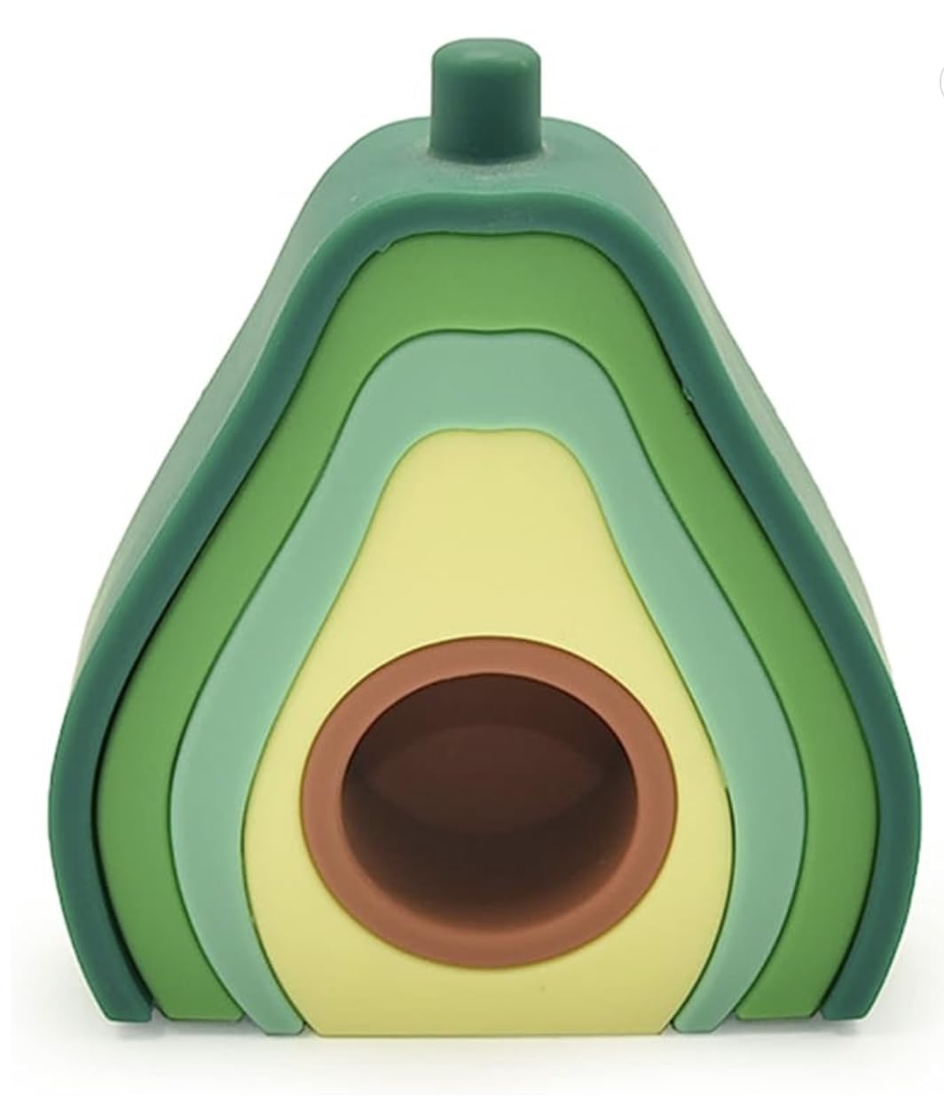 Amazon.com: Silicone Nesting Avocado Stacking Toy : Toys & Games