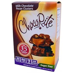 Amazon.com : CHOCORITE CHOCOLATE VALUE PACK -6 24 GRAM BARS-SUGAR FREE ...