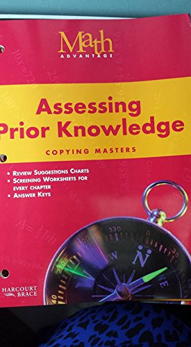 Assessing Prior Knowledge (MAth Advantage): HARCOURT BRACE AND CO ...