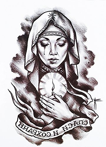 Heilige Maria Tattoo religiöses Tattoo Aufkleber Fake Tattoo ...
