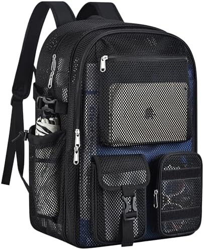 Amazon.com | Mesh Backpack for School, 36L Large Heavy Duty Mesh ...