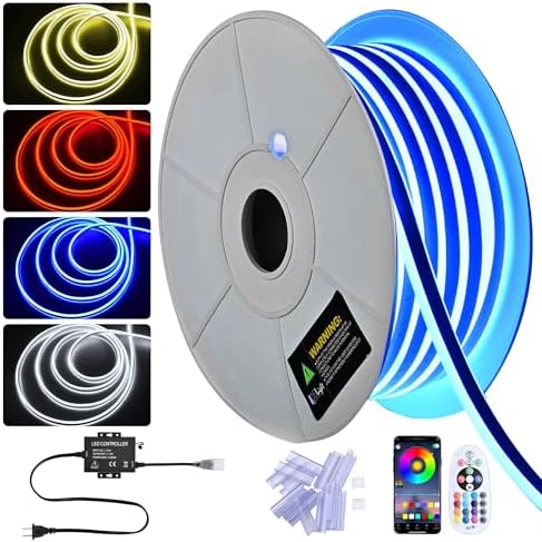 Amazon.com: DELight AC 110-120V Waterproof IP65 Food Truck RGB 100ft ...