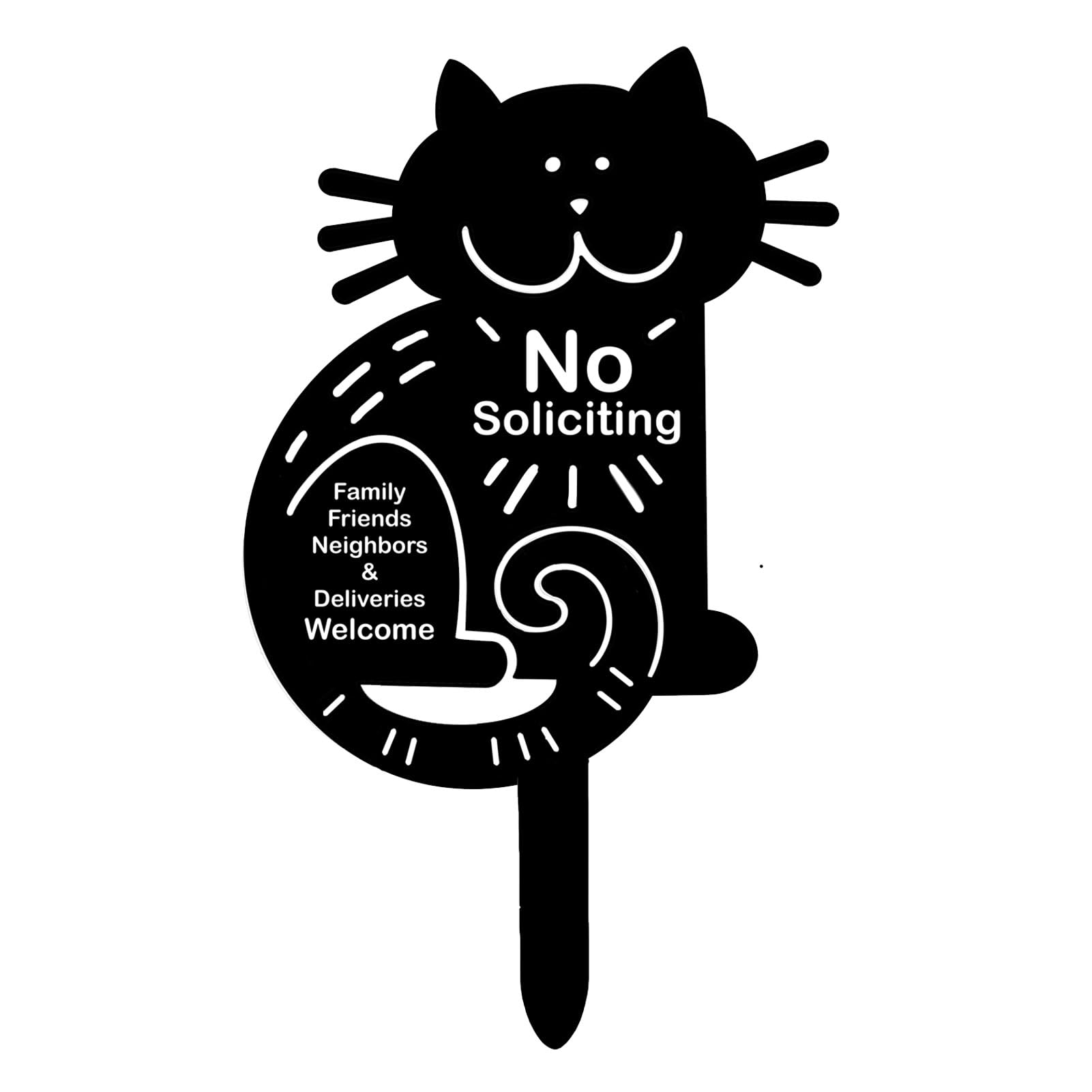 Amazon.com: No Soliciting Sign For House Funny Metal Outdoor Yard Sign ...