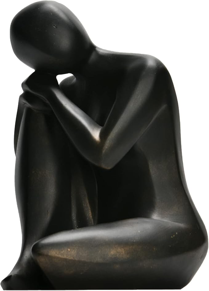 Amazon.com: Guichifun Thinker Statue Resin Abstract Sculpture ...