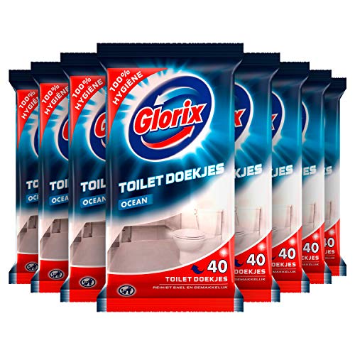 Glorix Ocean Toilet Schoonmaakdoekjes voor 100% hygiënische reiniging ...