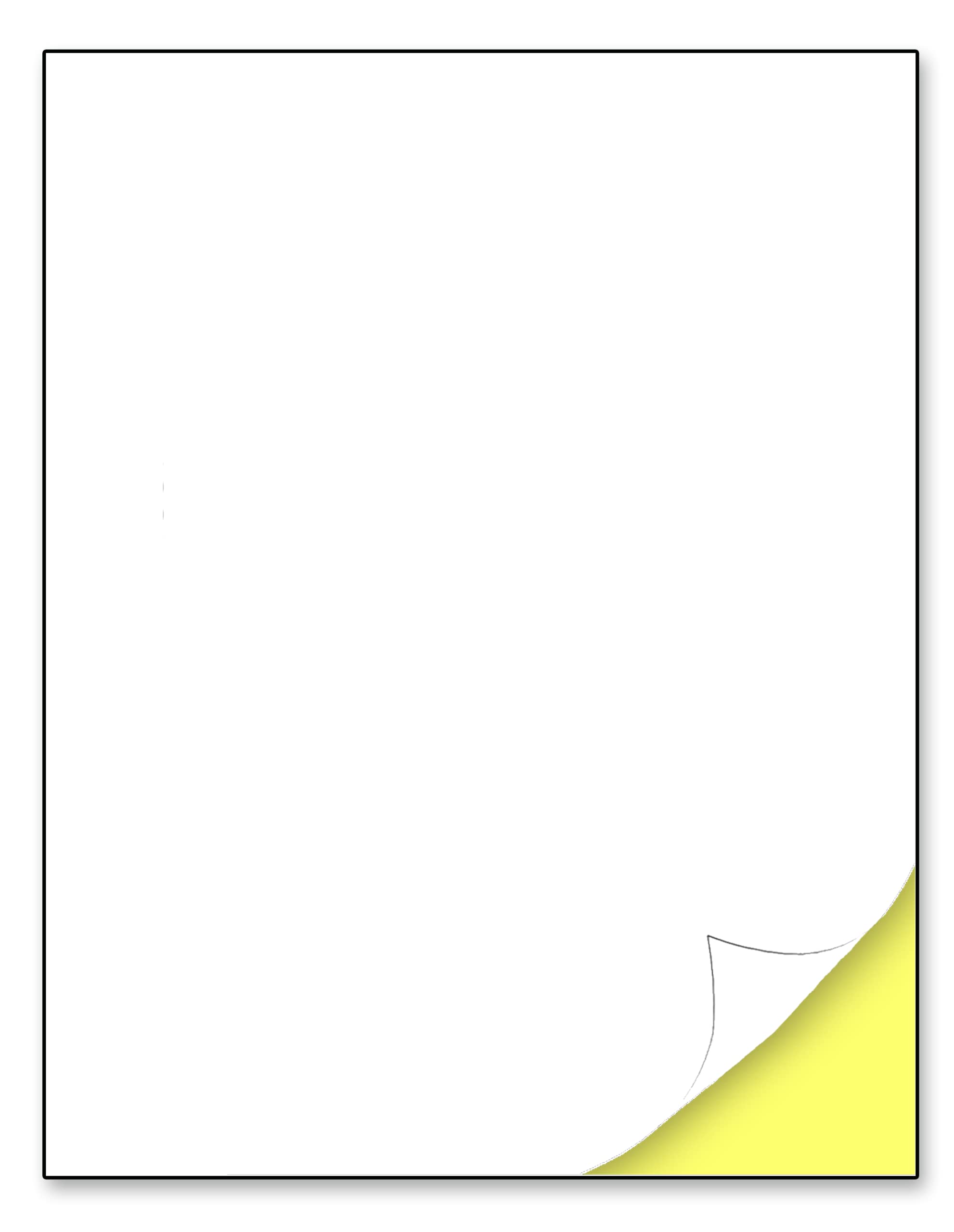 Amazon.com : 200 Sheets, Printable White Sticker Paper, Laser/Inkjet ...