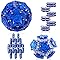 Amazon.com: Magnetic Fidget Sphere Magnets Balls - Crystal Diamond Blue ...