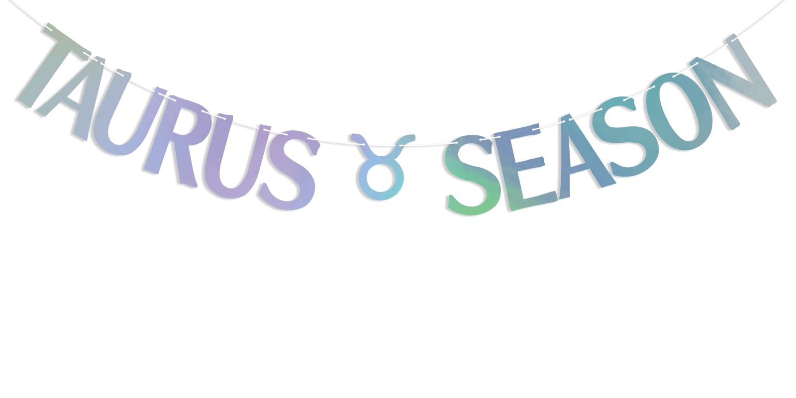 Amazon.com: Taurus Season Banner - Taurus Birthday Party Decorations ...