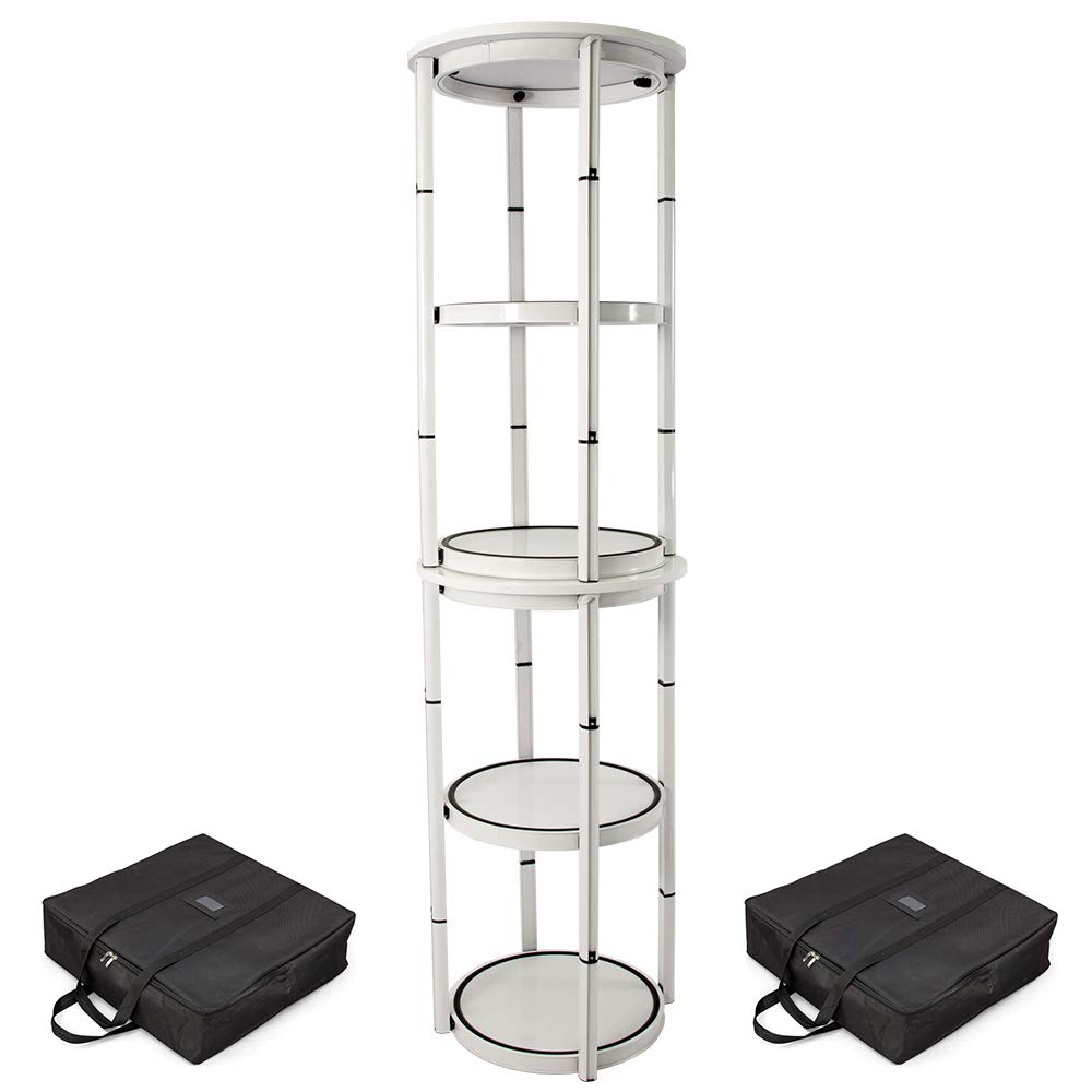 Amazon.com: Vispronet Portable Display Case Set – Includes 2 Stackable ...