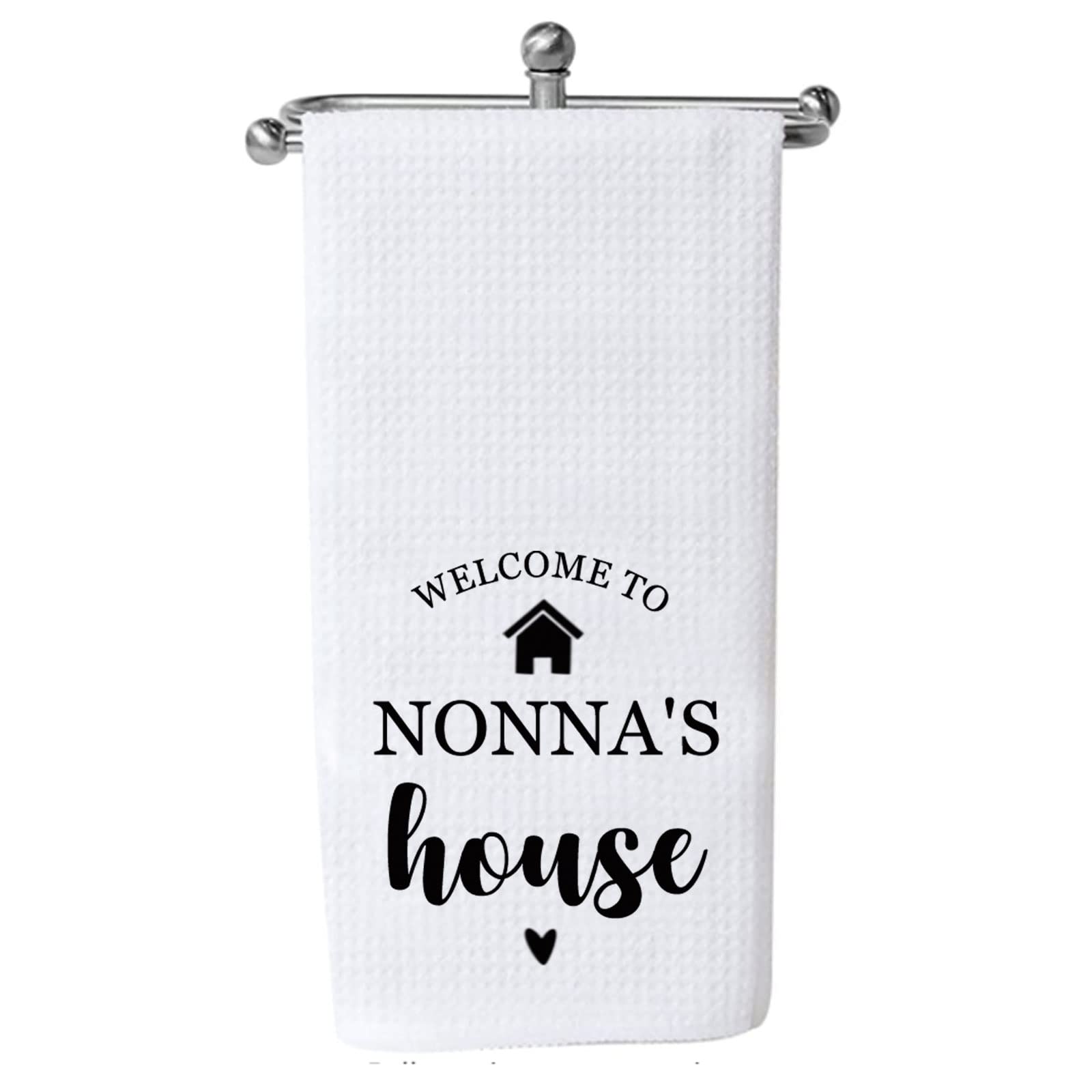 Amazon.com: PXTIDY Nonna Gift Grandma Kitchen Towel Welcome to Nonna’s ...