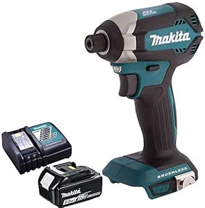Makita DTD153Z 18V Cordless Brushless Impact Driver with 1 x 5.0Ah ...
